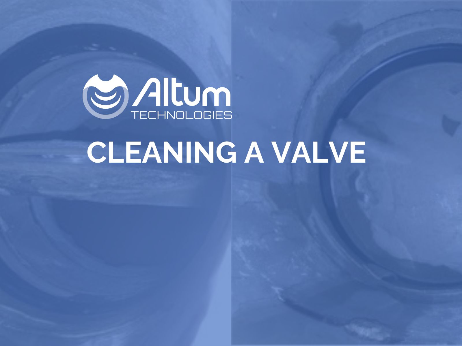 Cleaning a Valve - Altum Technologies
